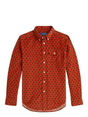 Ralph Lauren Fox-print Cotton Corduroy Shirt - Multi