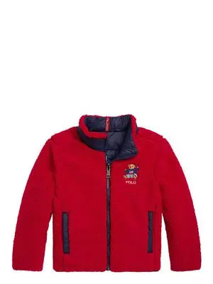 Ralph Lauren Reversible Mockneck Jacket Ralph Red/newport Navy