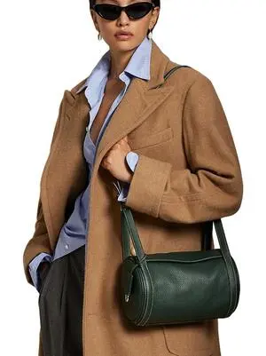 Ralph Lauren Leather Barrel Duffle - Ficus