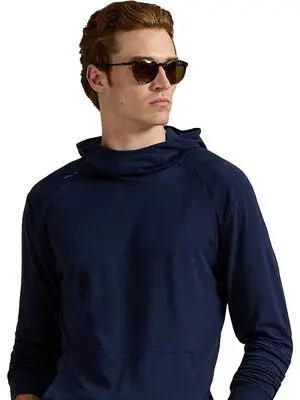 Ralph Lauren Performance Jersey Hoodie Refined Navy