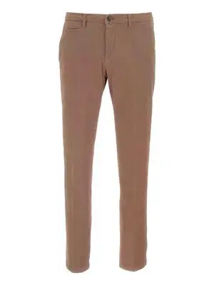 BRIGLIA 1949 Tailored Trousers - Brown