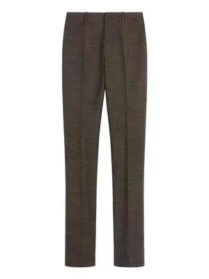 TOD'S Textured-weave Trousers - Brown