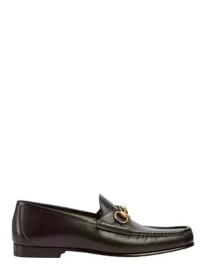 GUCCI Horsebit Leather Loafers