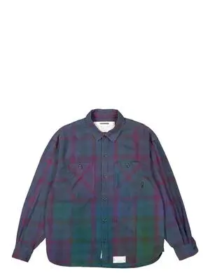 NEIGHBORHOOD Savage Tartan-check Shirt - Blue