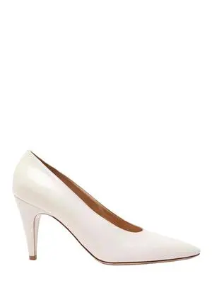 GIANVITO ROSSI Amelia Pointed-toe Pumps - Neutrals