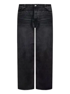 SAMSOE SAMSOE Five-pocket Wide-leg Jeans - Black
