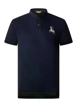Shanghai Tang Tang Independence Polo Shirt - Blue