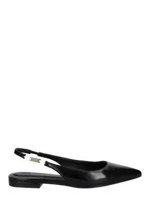 Hugo Boss Slingback Pointed-toe Flats - Black