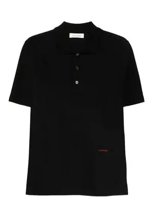 LANVIN Short-sleeve Polo Shirt - Black