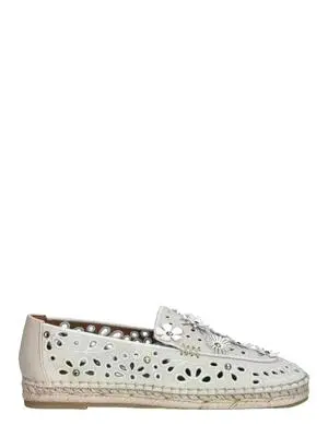 Kurt Geiger Flower Broderie-anglaise Espadrilles - Grey