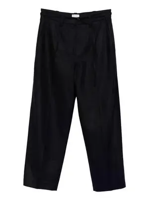 Brunello Cucinelli Pleated Wool Trousers - Blue