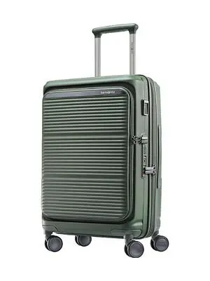 SAMSONITE Paralux Expandable Spinner Carry On Suitcase - Olive