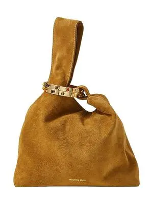 Veronica Beard Suede Swing Bag Acorn