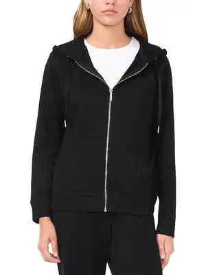 Vince Camuto Full Zip Hoodie - Rich Black