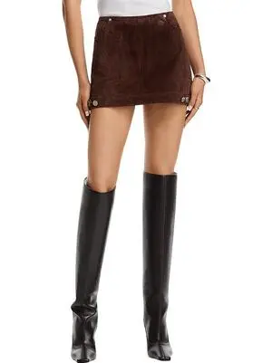 Blanknyc Suede Mini Skirt - Down To Earth