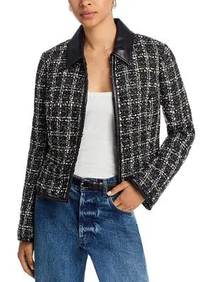 Rag & Bone Eloise Plaid Blazer - Black Plaid