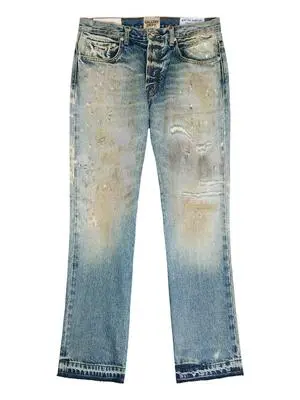 GALLERY DEPT. Greased 646 Flared-leg Jeans - Indigo