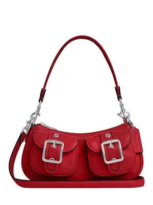 COACH® Ashton Bag Glazed Leather/silver