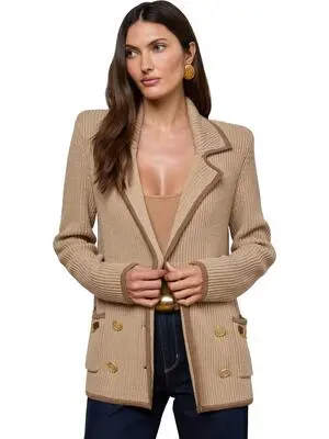L'AGENCE Ranch Knit Blazer