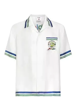 Casablanca Tennis Mascot Shirt - White