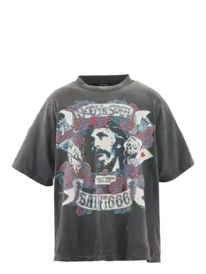 SAINT MXXXXXX Body Soul Graphic T-shirt - Grey