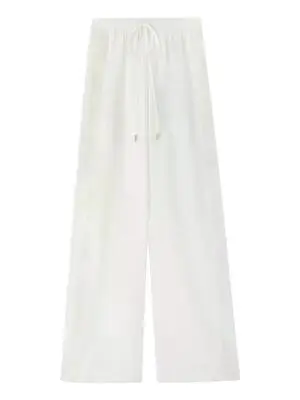 Ermanno Scervino Embroidered Side-stripe Trousers - White