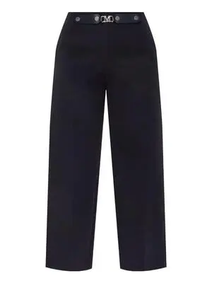 Max Mara Belted Culotte Trousers - Blue