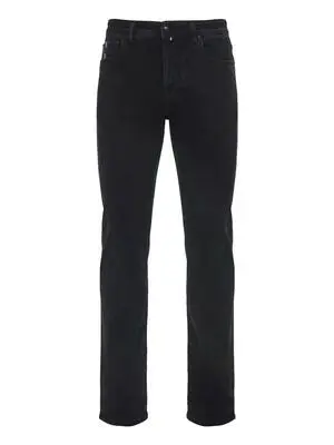 Jacob Cohen Logo-patch Jeans - Black