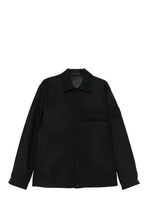 Stone Island Patch-pocket Wool Shirt - Blue