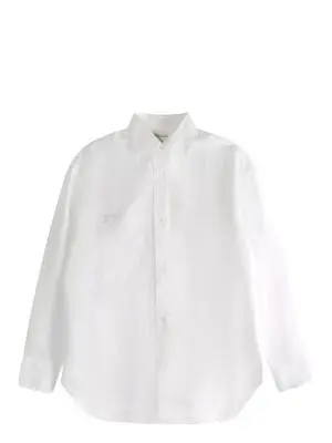 Studio Nicholson Leto Patch-pocket Long-sleeve Shirt - White