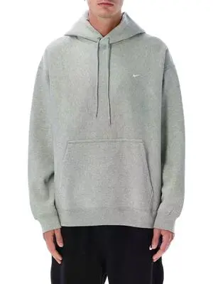 Nike Swoosh Logo Hoodie - Grey