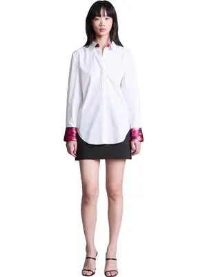 Bcbgmaxazria Oversized Shirt - White