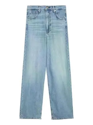 Rag & Bone Five-pocket Wide-leg Jeans - Blue