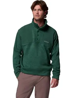 Columbia Relaxed Fit Half Snap Pullover Rain Forest Heather
