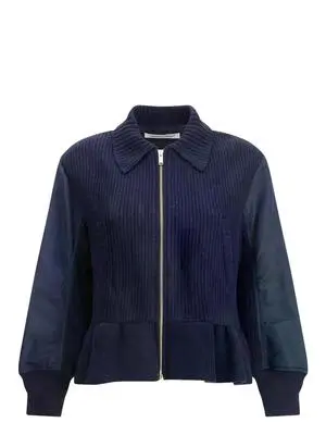UNDERCOVERISM Peplum Bomber Jacket - Blue