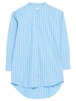 Kule The Anika Striped Shirtdress - Bluenavy Multi