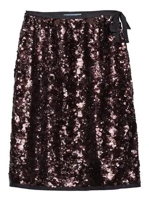 Prada Sequined Midi Skirt - Prugna