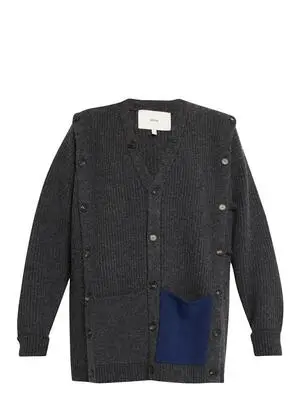 SETCHU Button Cardigan - Gray
