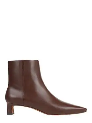 Vince Harlan Leather Ankle Boots - Brown