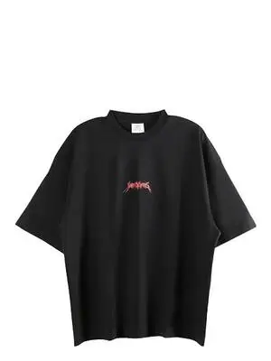 Vetements Metal Logo Regular T-shirt - Black