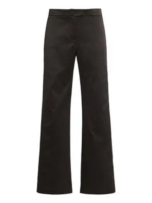 ALFIE Bell Satin Flared-Leg Pants