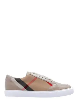 Burberry Check Sneakers - Beige