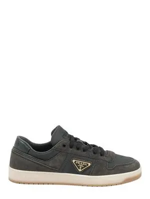 Prada Downtown Low Top Sneakers - Dark Grey