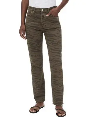 Citizens Of Humanity Blaine Vintage Straight Jeans - Olivine Zebra