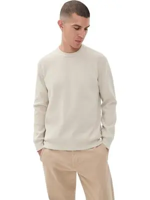 Nn07 Lightweight Ribbed Sweater - Ecru