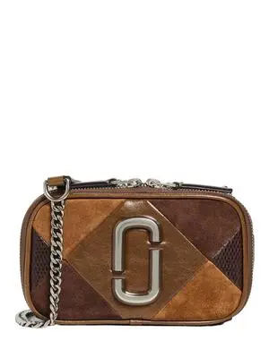 Marc Jacobs Suede Patchwork Softshot Bag - Brown Multi