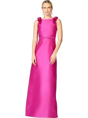 Sachin & Babi Thea Column Gown - Magenta