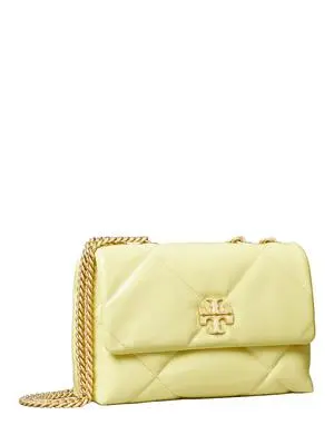 Tory Burch Kira Diamond Quilt Small Shoulder Bag - Frozen Zest