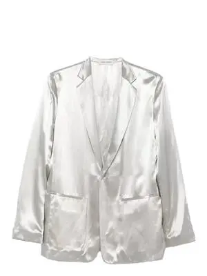 Alberta Ferretti Single-breasted Jacket - Grey