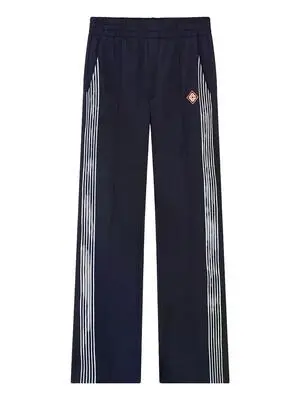 Casablanca Side-stripe Logo Trousers - Blue